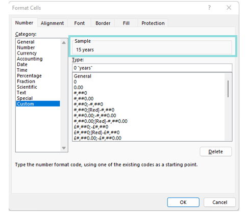 Custom Formatting for Financial Modelling.