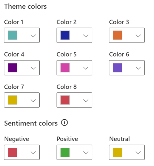 How to create Corporate Colours in a Dashboard