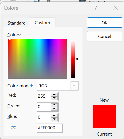 How to create Corporate Colours in a Dashboard